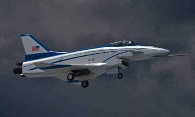 美国X31战机三维模型模型-军用飞机模型库-AutoCAD(.dwg)模型下载-cg模型网