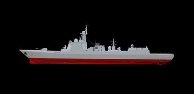 052D驱逐舰模型-军舰模型库-3ds Max(.max)模型下载-cg模型网