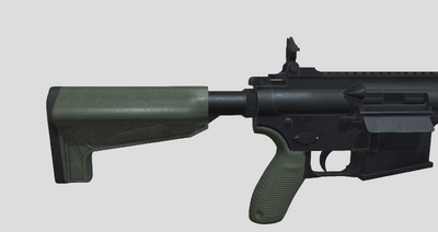 XT112步枪AR-15突击步枪精确射手模型-枪械模型模型库-Blender(.blend)模型下载-cg模型网