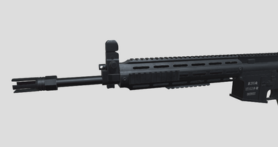 XT112步枪AR-15突击步枪精确射手模型-枪械模型模型库-Blender(.blend)模型下载-cg模型网