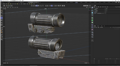 C79光学瞄准镜ELCAN C79模型-其他器械模型库-Cinema 4D(.c4d)模型下载-cg模型网