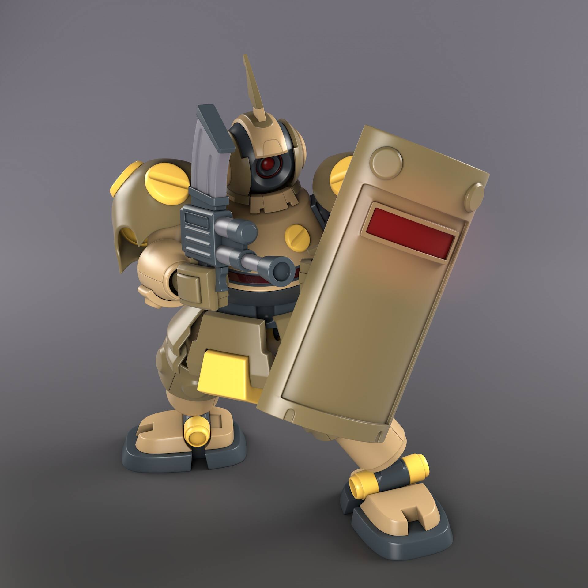 纸箱战机--LBX迪库模型 - 手办/涂装/手工艺 - 作品模型 - CG模型网