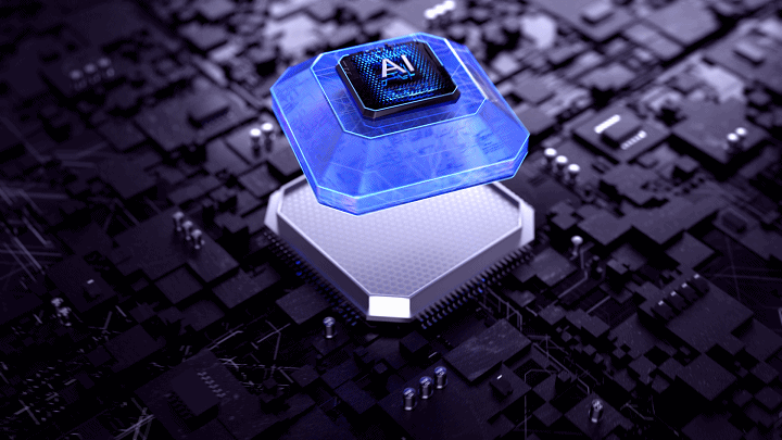 芯片处理器cpu科技广告动画c4doc模型-蓝色模型库-Cinema 4D(.c4d)模型下载-cg模型网