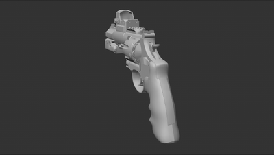 S&W M327模型-枪械模型模型库-Blender(.blend)模型下载-cg模型网