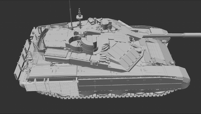 T-90M T90M主战坦克模型-装甲车／坦克模型库-Blender(.blend)模型下载-cg模型网