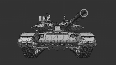 T-90M T90M主战坦克模型-装甲车／坦克模型库-Blender(.blend)模型下载-cg模型网