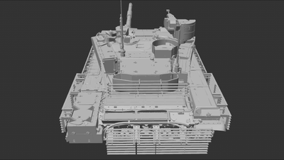 T-90M T90M主战坦克模型-装甲车／坦克模型库-Blender(.blend)模型下载-cg模型网