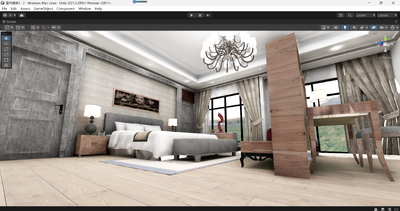 unity卧室 U3D室内渲染烘焙模型-卧室模型库-Unity模型下载-cg模型网