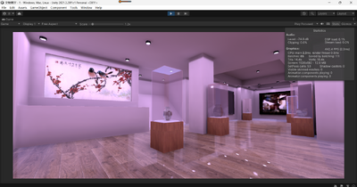 U3D文物展厅 unity国画展厅模型-文化艺术模型库-Unity模型下载-cg模型网
