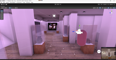 U3D文物展厅 unity国画展厅模型-文化艺术模型库-Unity模型下载-cg模型网