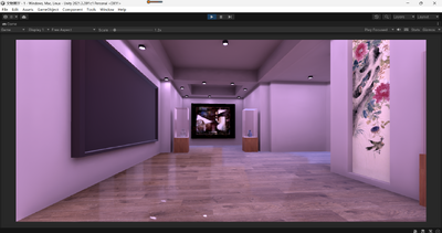U3D文物展厅 unity国画展厅模型-文化艺术模型库-Unity模型下载-cg模型网