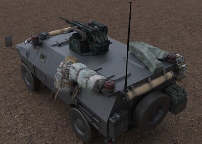 ZFB05装甲防暴车轻型轮式装甲车模型-装甲车／坦克模型库-3ds Max(.max)模型下载-cg模型网