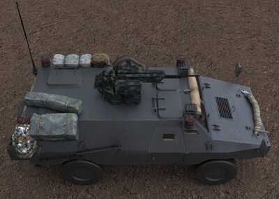 ZFB05装甲防暴车轻型轮式装甲车模型-装甲车／坦克模型库-3ds Max(.max)模型下载-cg模型网