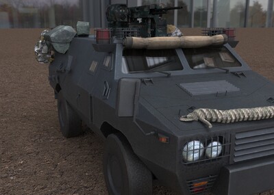 ZFB05装甲防暴车轻型轮式装甲车模型-装甲车／坦克模型库-3ds Max(.max)模型下载-cg模型网