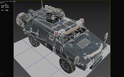 ZFB05装甲防暴车轻型轮式装甲车模型-装甲车／坦克模型库-3ds Max(.max)模型下载-cg模型网