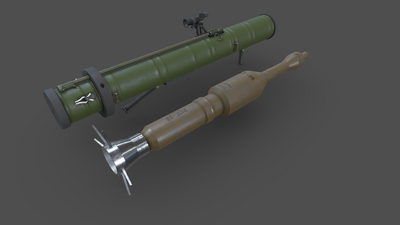 RPG-28反坦克火箭发射器 火箭筒模型-火炮器械模型库-3ds Max(.max)模型下载-cg模型网