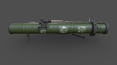 RPG-28反坦克火箭发射器 火箭筒模型-火炮器械模型库-3ds Max(.max)模型下载-cg模型网