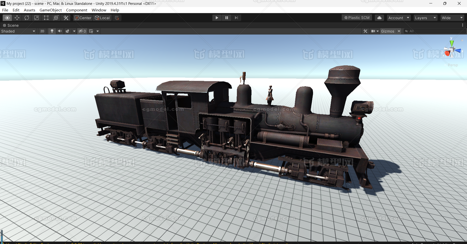 u3d火车模型模型-火车/轨道车模型库-Unity模型下载-cg模型网