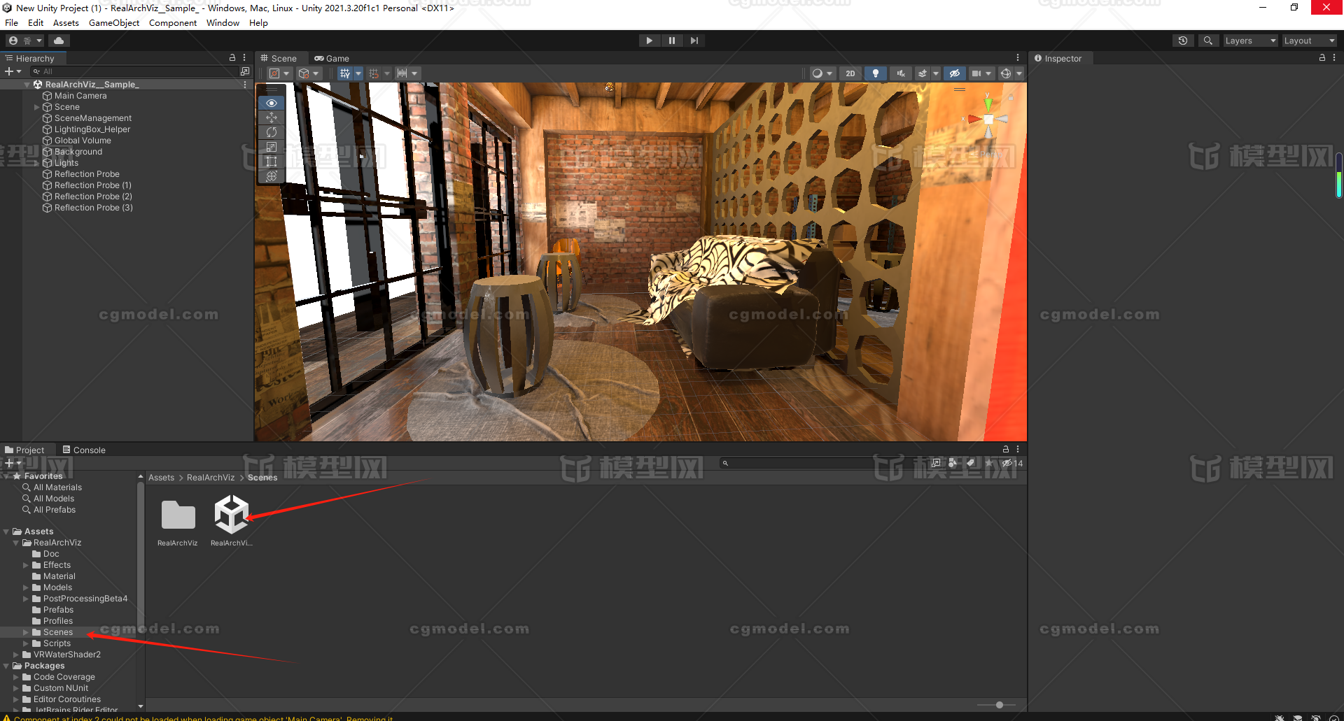 U3D室内模型模型-餐厅模型库-Unity模型下载-cg模型网