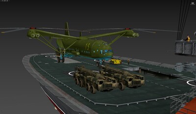 苏联1123型 莫斯科级模型-军舰模型库-3ds Max(.max)模型下载-cg模型网