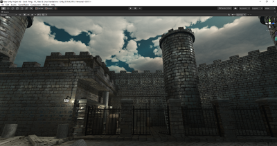 U3D城堡 要塞模型-历史建筑模型库-Unity模型下载-cg模型网