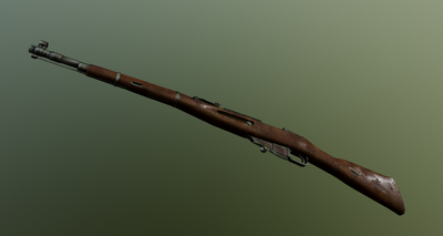 Mosin莫辛纳甘步枪武器射击俄罗斯苏联模型-枪械模型模型库-Blender(.blend)模型下载-cg模型网