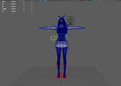 maya 面部绑定模型-女人模型库-Unreal Engine模型下载-cg模型网