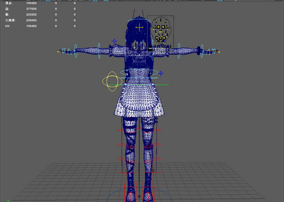 maya 面部绑定模型-孩子-女模型库-Unreal Engine模型下载-cg模型网