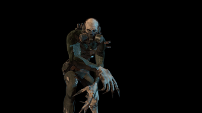 Mutant zombie-变异僵尸模型-异形怪物模型库-FBX(.fbx)模型下载-cg模型网