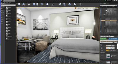 ue4户型虚幻4 VR模型-现代场景模型库-Unreal Engine模型下载-cg模型网