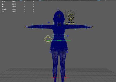 maya 面部绑定模型-孩子-女模型库-Unreal Engine模型下载-cg模型网