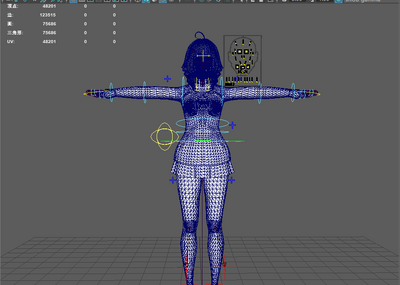 maya 面部绑定模型-孩子-女模型库-Unreal Engine模型下载-cg模型网