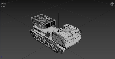 PHZ-11式履带式多管火箭炮模型-火炮器械模型库-3ds Max(.max)模型下载-cg模型网
