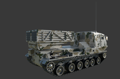 PHZ-11式履带式多管火箭炮模型-火炮器械模型库-3ds Max(.max)模型下载-cg模型网