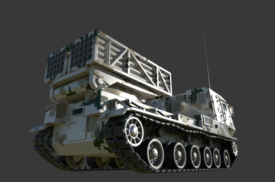 PHZ-11式履带式多管火箭炮模型-火炮器械模型库-3ds Max(.max)模型下载-cg模型网