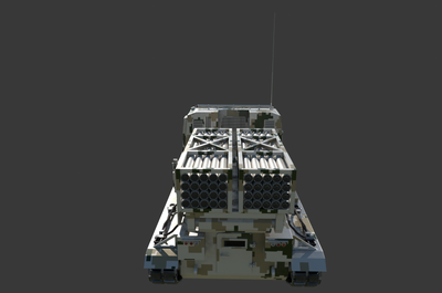 PHZ-11式履带式多管火箭炮模型-火炮器械模型库-3ds Max(.max)模型下载-cg模型网