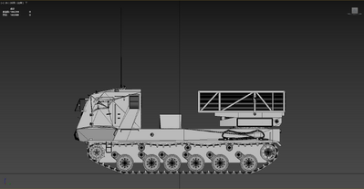 PHZ-11式履带式多管火箭炮模型-火炮器械模型库-3ds Max(.max)模型下载-cg模型网