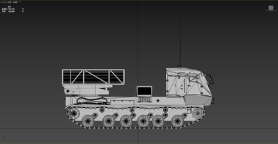 PHZ-11式履带式多管火箭炮模型-火炮器械模型库-3ds Max(.max)模型下载-cg模型网