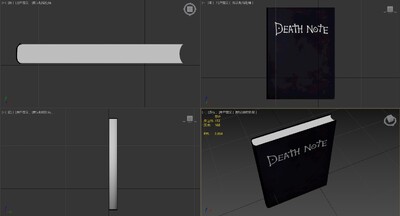 死亡笔记death note模型-个人用品模型库-3ds Max(.max)模型下载-cg模型网