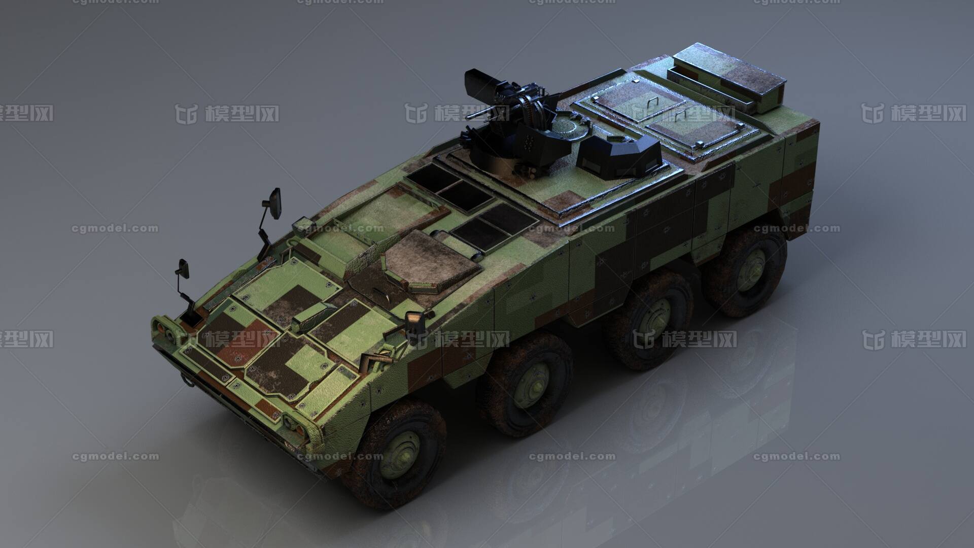 台湾省CM32“云豹”装甲车模型-装甲车／坦克模型库-3ds Max(.max)模型下载-cg模型网