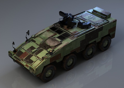 台湾陆军装甲车（CM32装甲车）“云豹”战车模型-装甲车／坦克模型库-3ds Max(.max)模型下载-cg模型网
