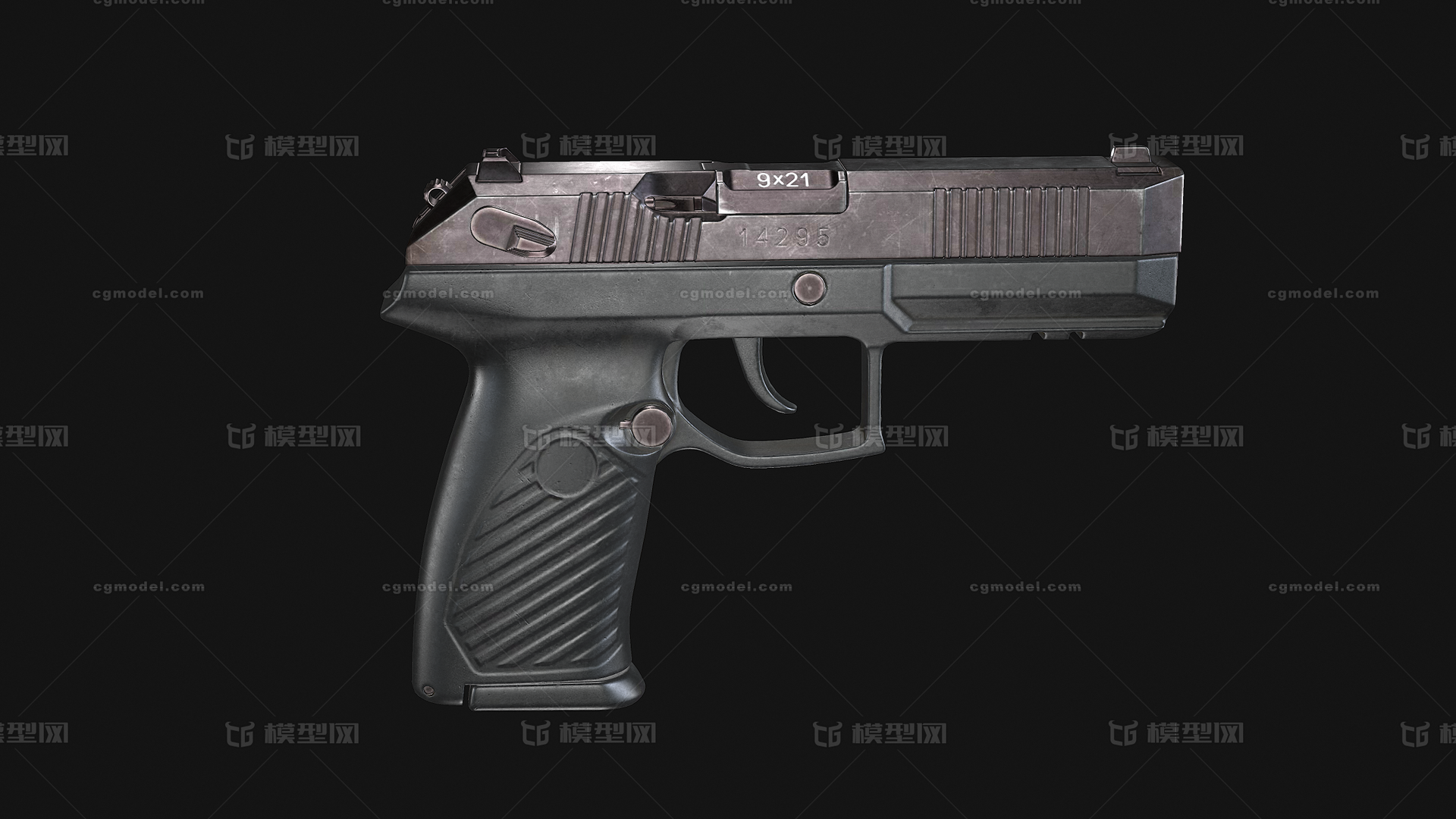 6P72手枪蟒蛇手枪UDAV俄罗斯部队军队现役武器枪械射击模型-枪械模型模型库-Blender(.blend)模型下载-cg模型网