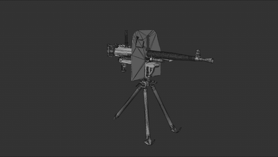 DS-39中型机枪DS39武器枪械二战苏联世界大战德什卡机枪模型-枪械模型模型库-Blender(.blend)模型下载-cg模型网