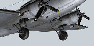 C47B (DC3)运输机3D模型模型-军用飞机模型库-3ds Max(.max)模型下载-cg模型网