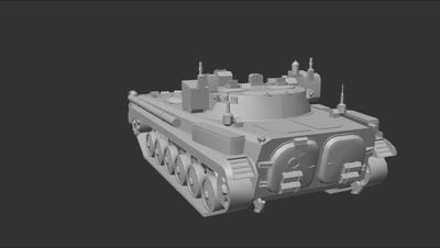 PRP-4A Argus阿格斯装甲侦察车BMP-1俄罗斯陆军模型-装甲车／坦克模型库-Blender(.blend)模型下载-cg模型网