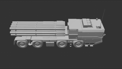 PHL-03型远程火箭炮PHL03江山重工火箭弹PHL-16模型-装甲车／坦克模型库-Blender(.blend)模型下载-cg模型网