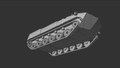 BTR-D 1V119模型-装甲车／坦克模型库-Blender(.blend)模型下载-cg模型网