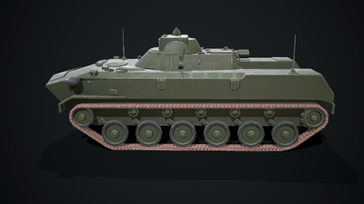 BTR-D 1V119模型-装甲车／坦克模型库-Blender(.blend)模型下载-cg模型网