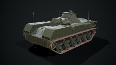 BTR-D 1V119模型-装甲车／坦克模型库-Blender(.blend)模型下载-cg模型网