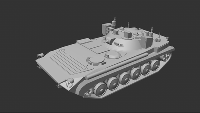 PRP-4A Argus阿格斯装甲侦察车BMP-1俄罗斯陆军模型-装甲车／坦克模型库-Blender(.blend)模型下载-cg模型网